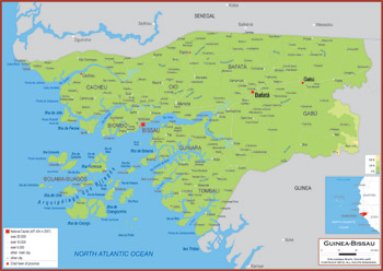 Guinea Bissau Physical Features